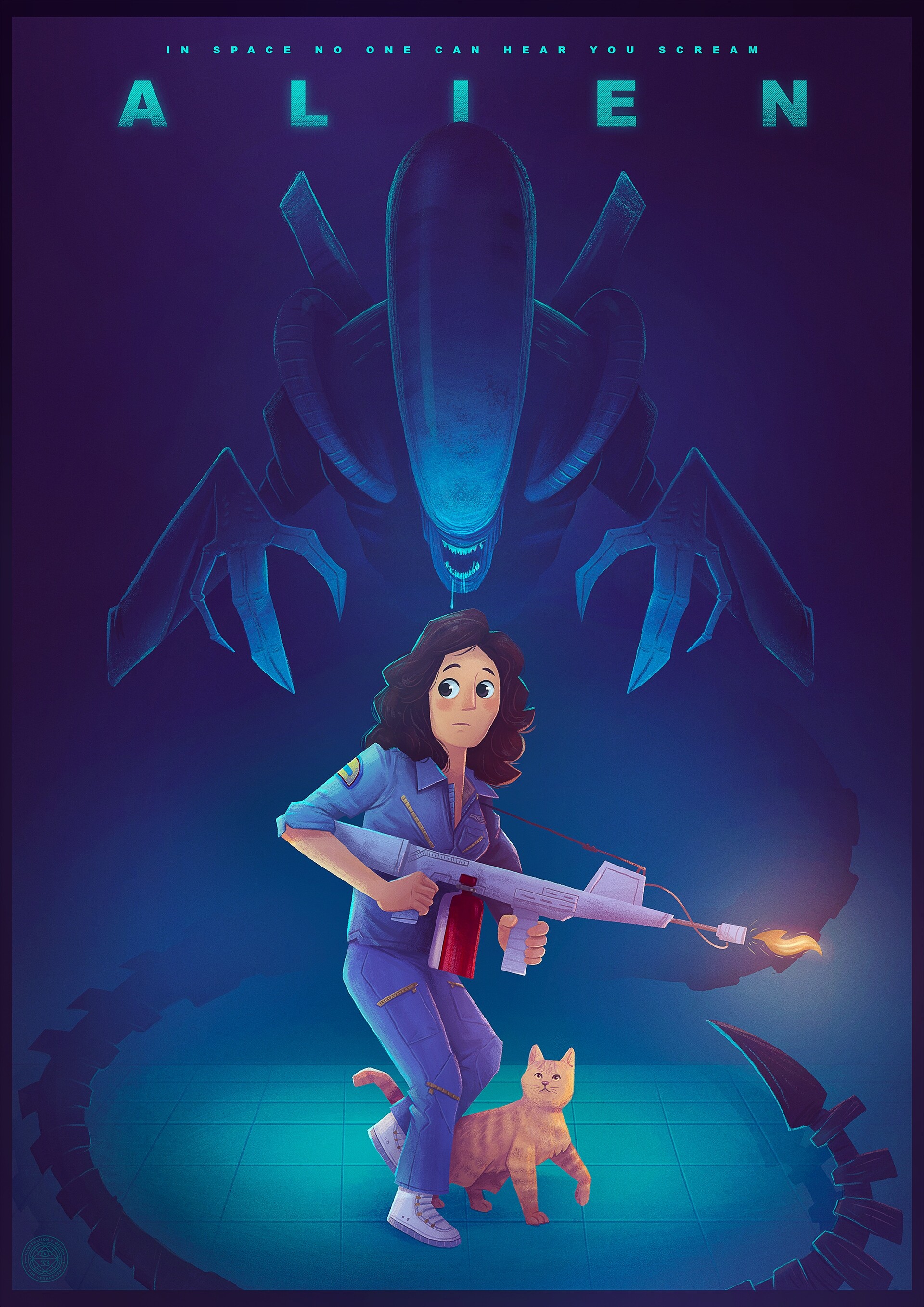ArtStation - Alien 1979 Poster
