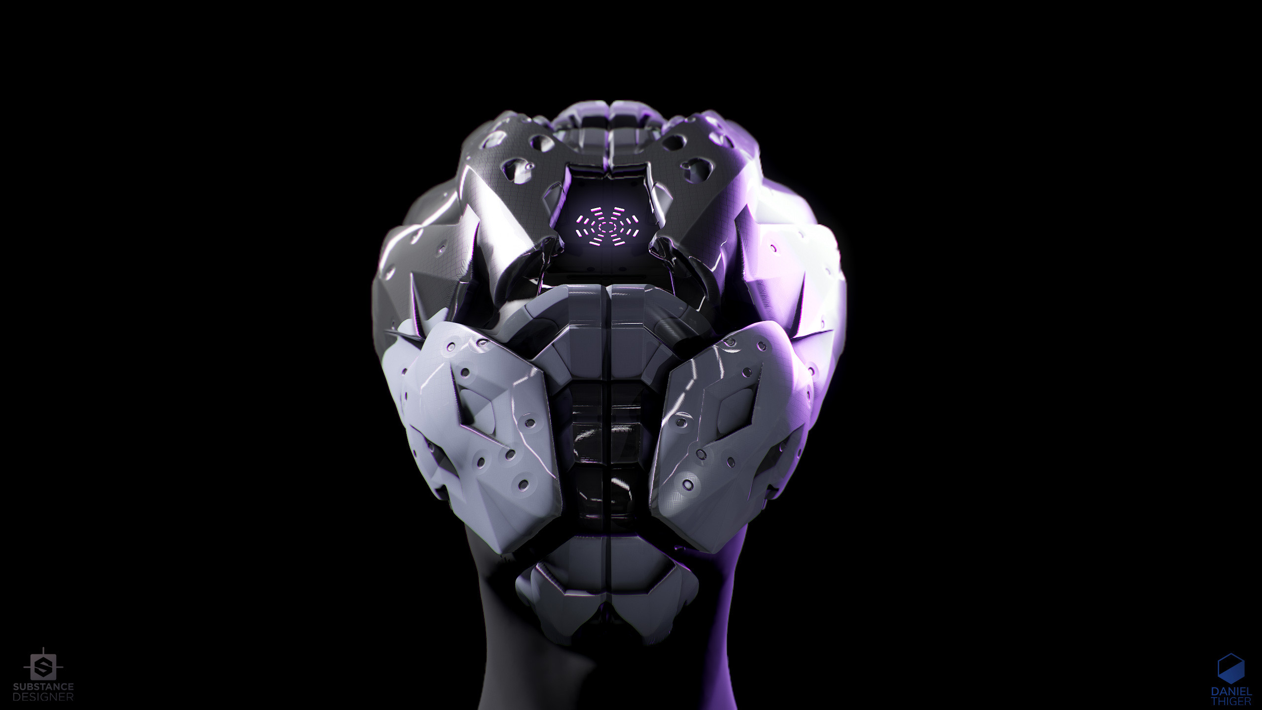 Daniel Thiger - Parametric Helmet Design in Substance Designer