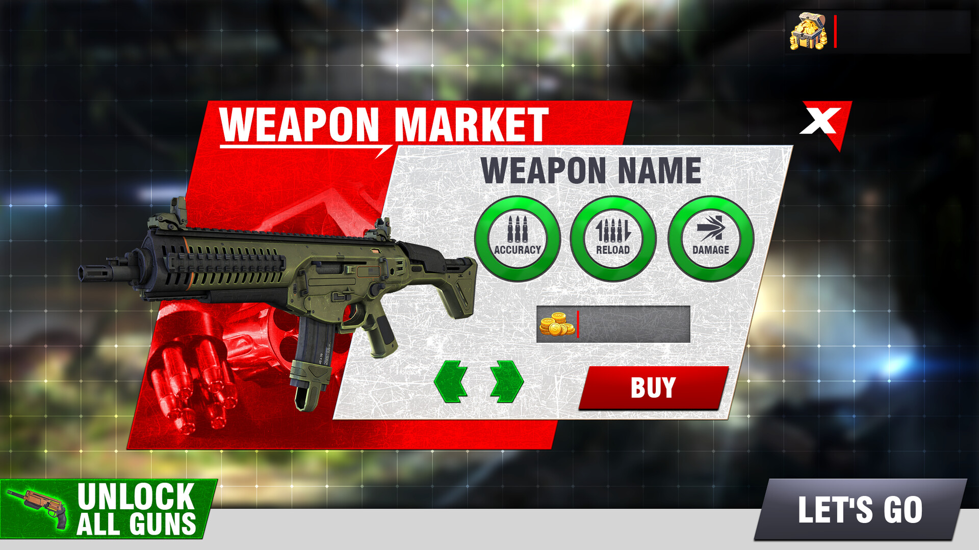 ArtStation - Shooting Game UI