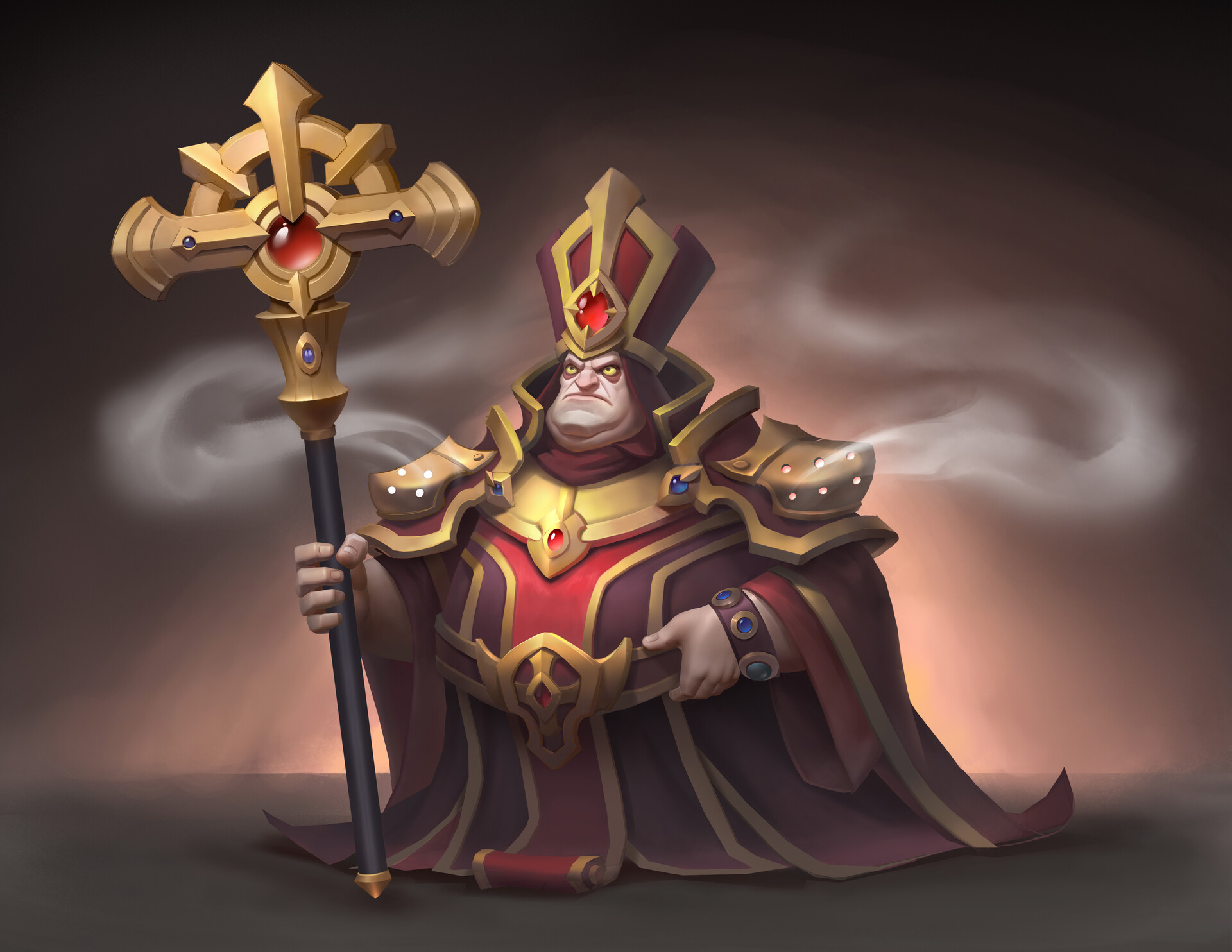 ArtStation - The male mage 男法师