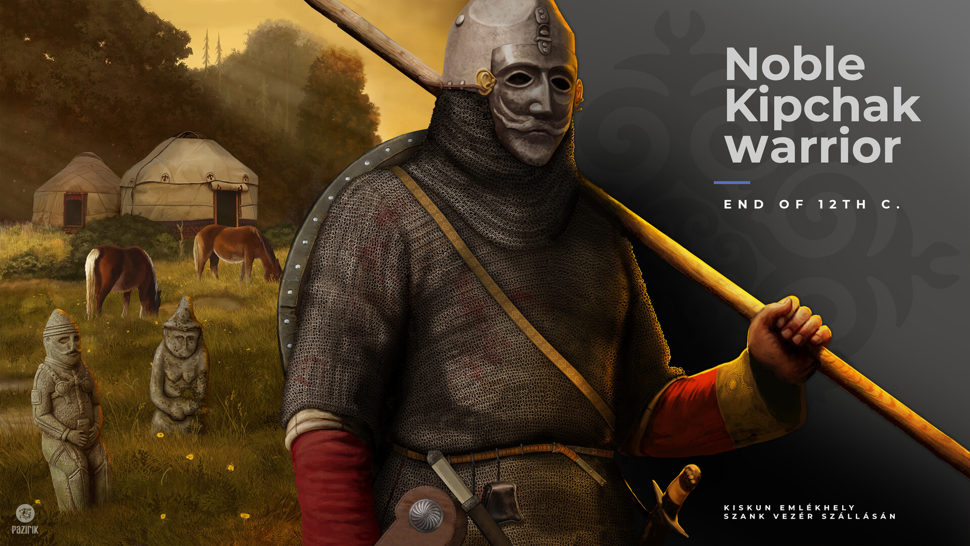 Balázs Szakonyi - Historical illustrations at the Cuman memorial site ...