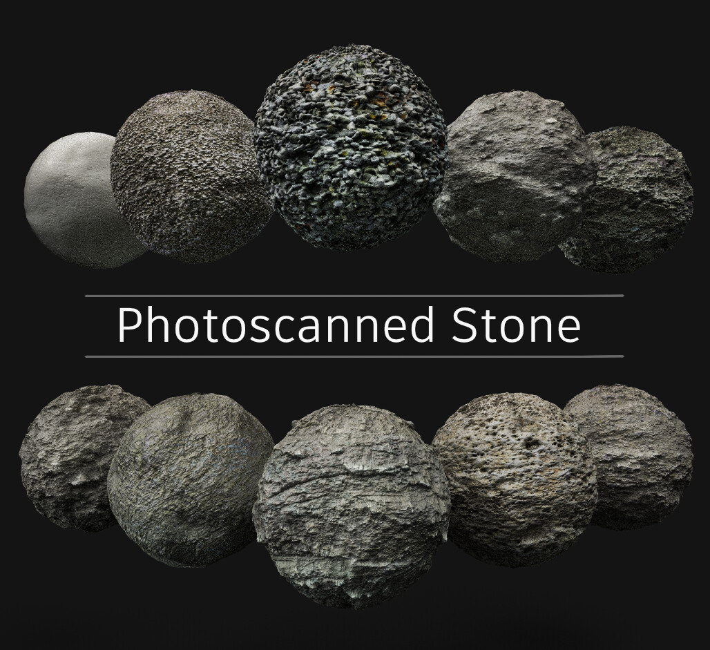 ArtStation - Photoscanned Stone Materials