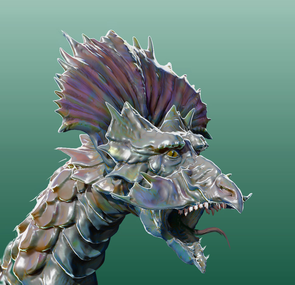 ArtStation - Crested Dragon