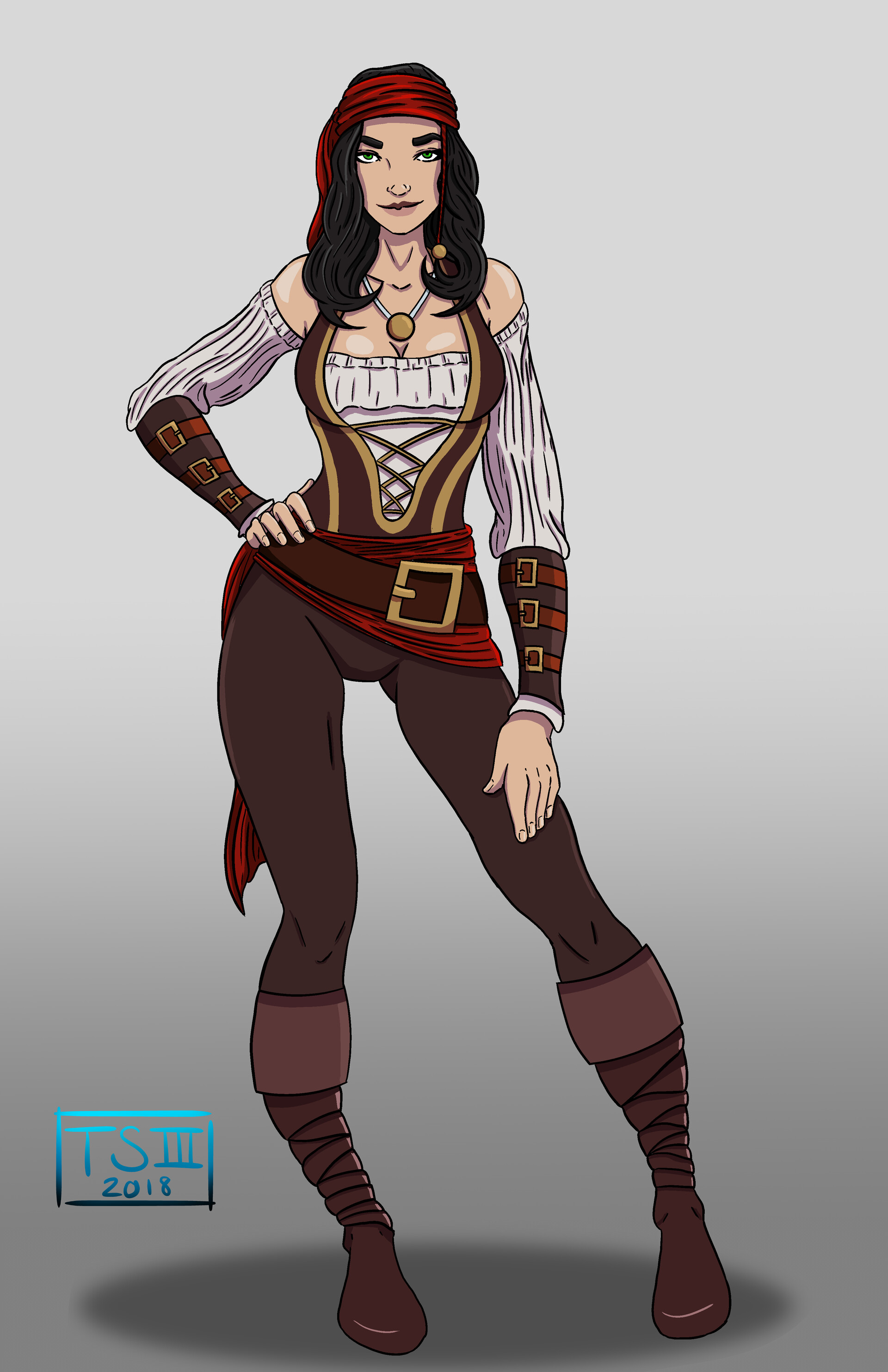 Thomas Shepler III - A Pirate's Tale Character Concepts