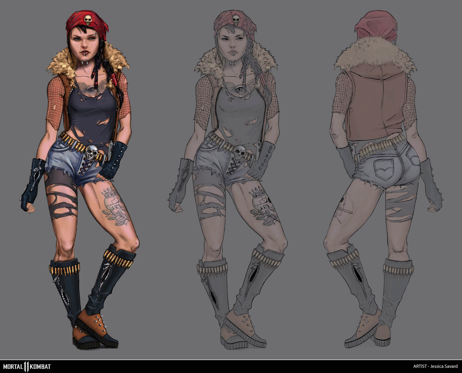 ArtStation - Npc Russian bikers style