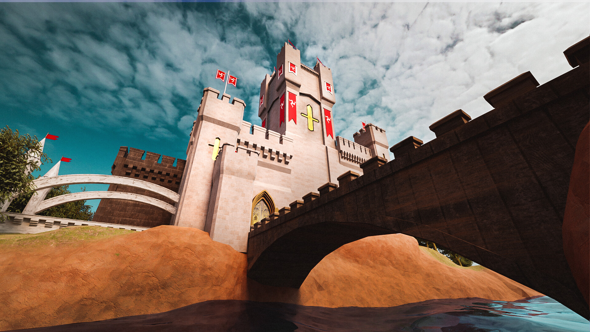 ArtStation - 3D CASTLE (LOW POLE WITH HIGH CASTLE (LOW POLE WITH HIGH ...