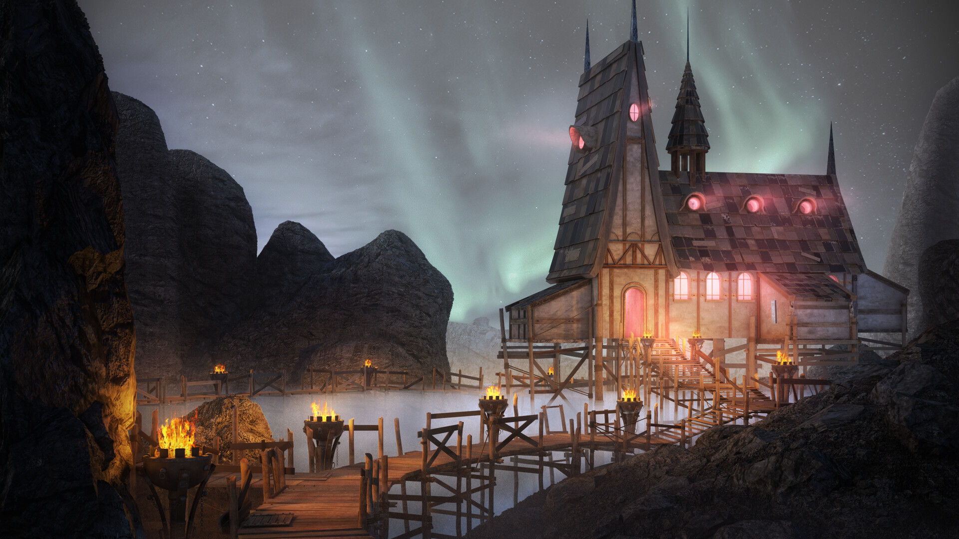 ArtStation - Witch Hut