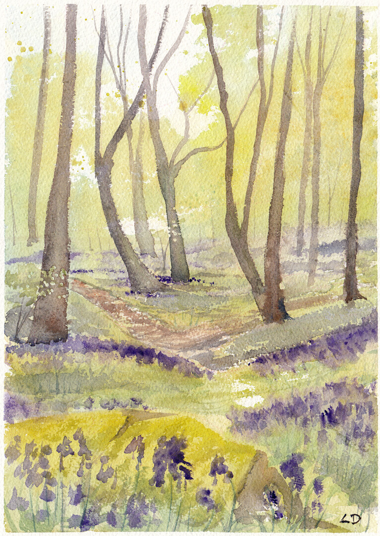Laura Dawes - Plein air watercolours from spring 2019