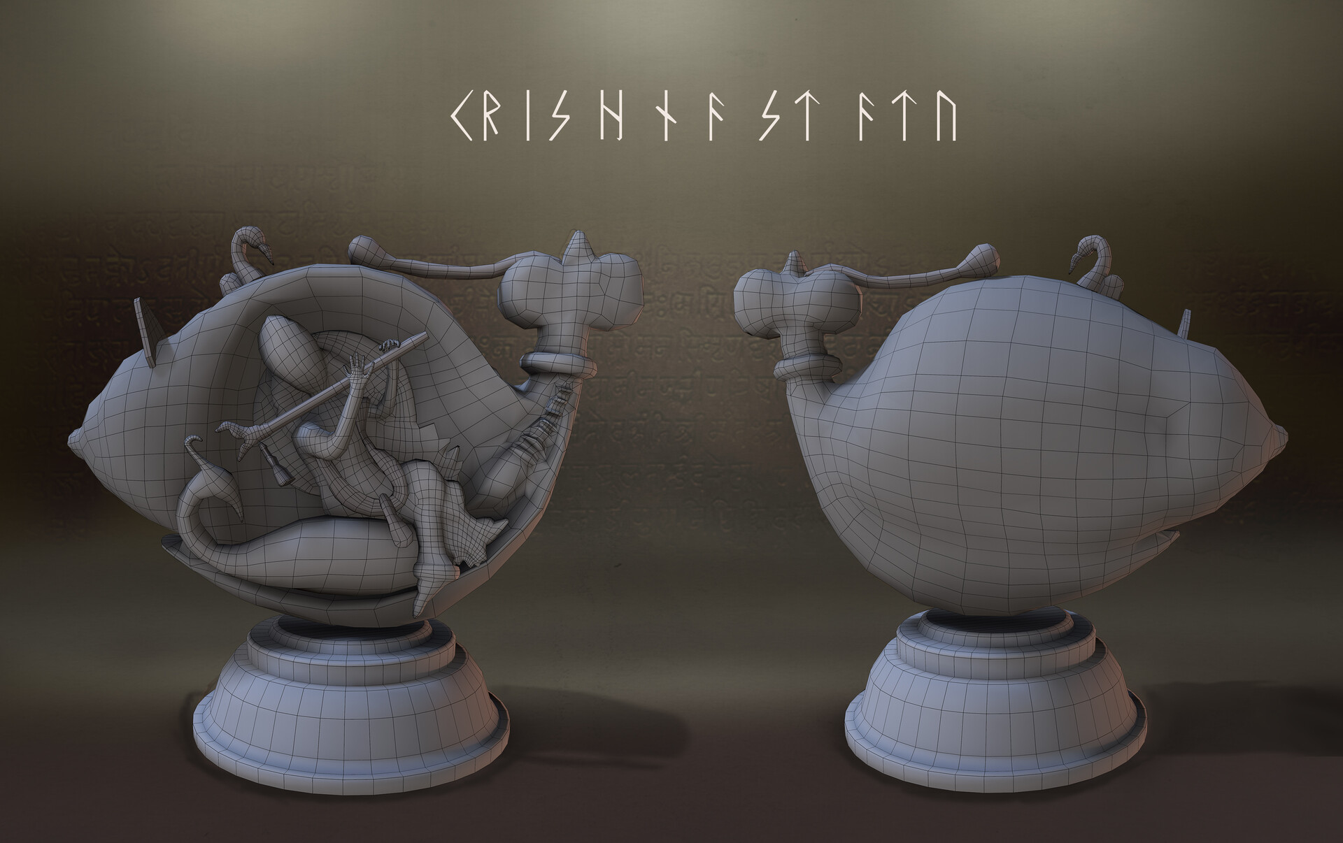 Teoh Chia Leck - Krishna Statue