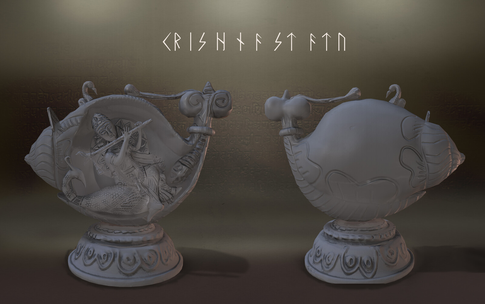 Teoh Chia Leck - Krishna Statue