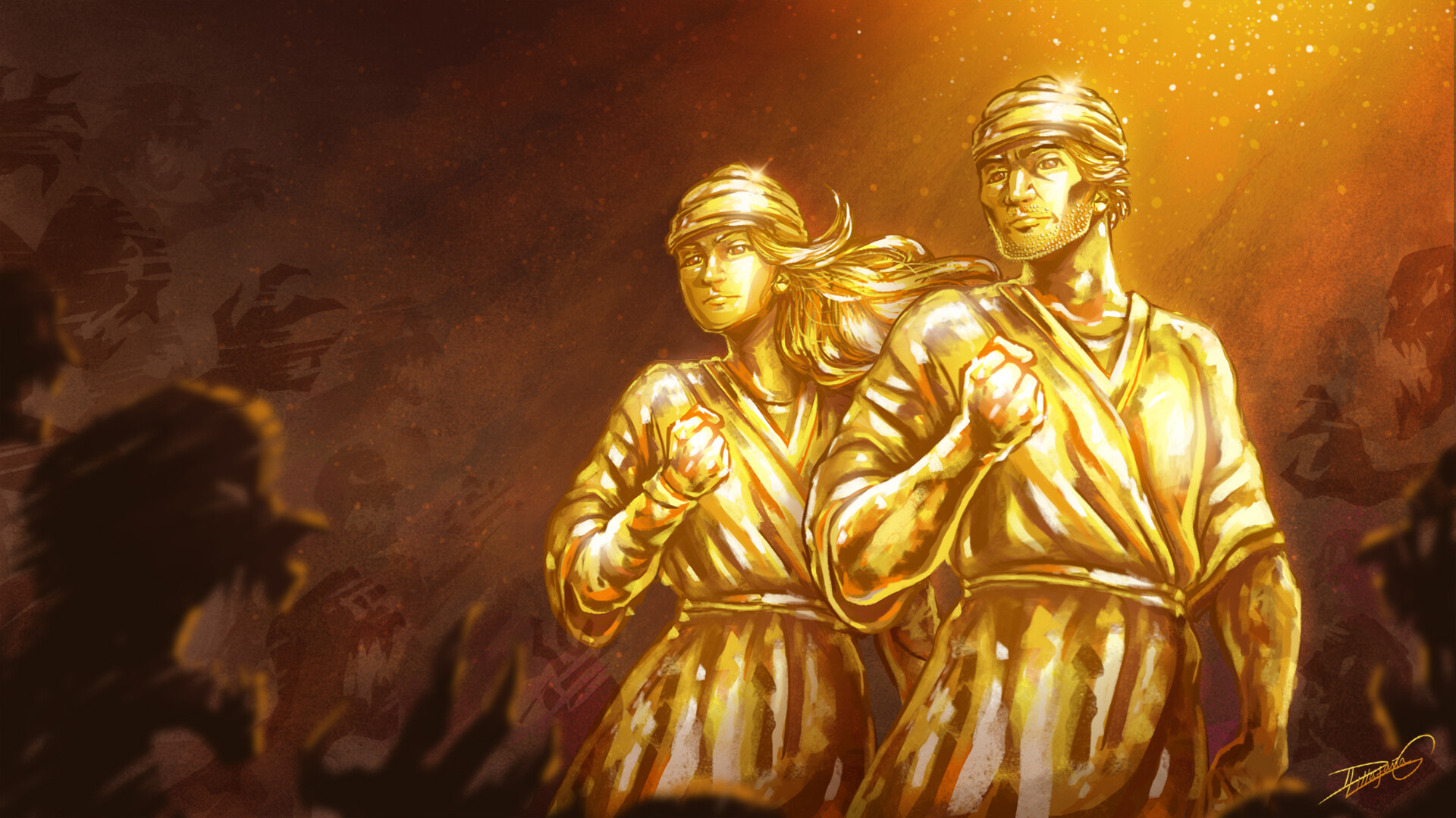 ArtStation - A Golden Character