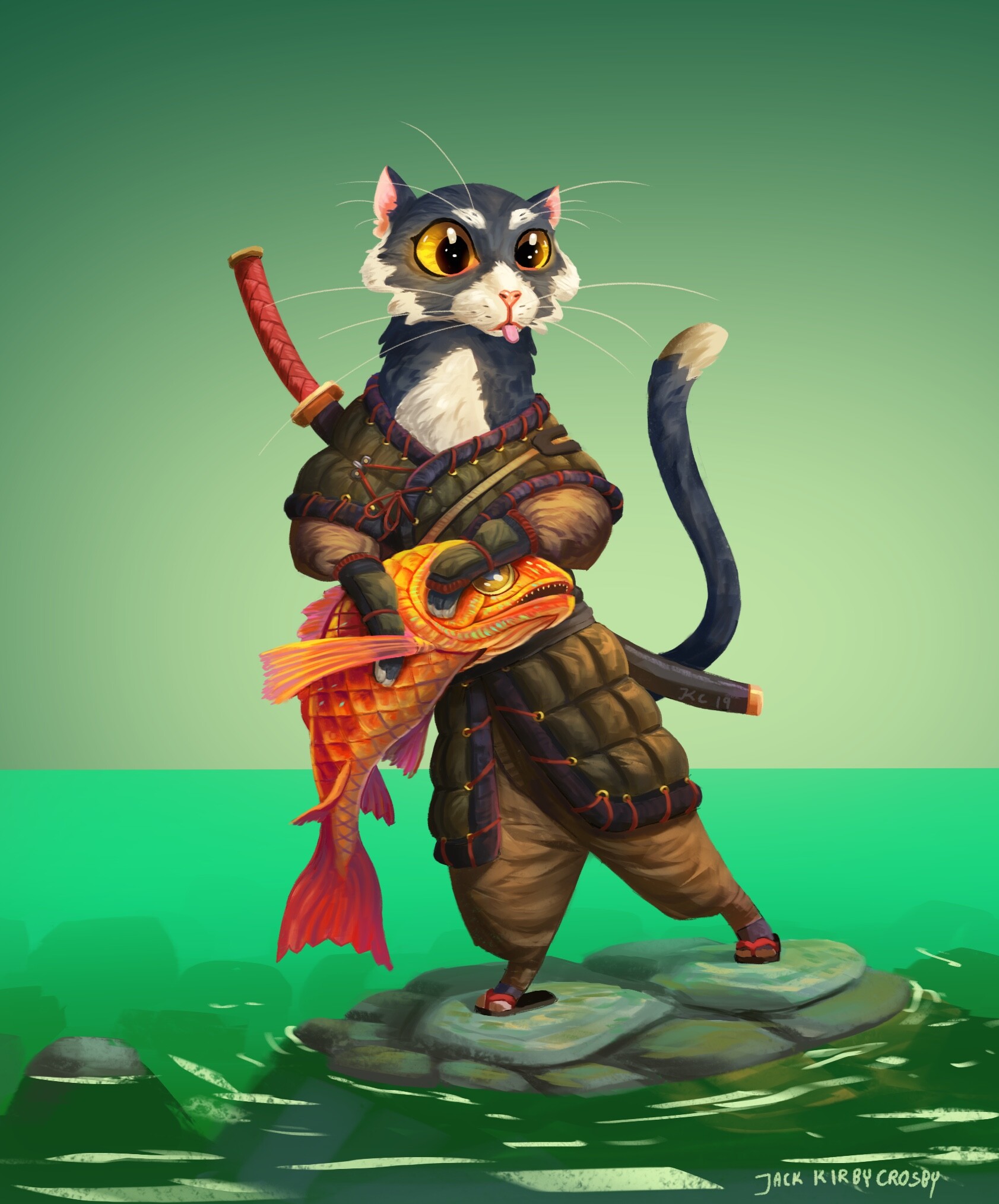 ArtStation - Ninja Cat