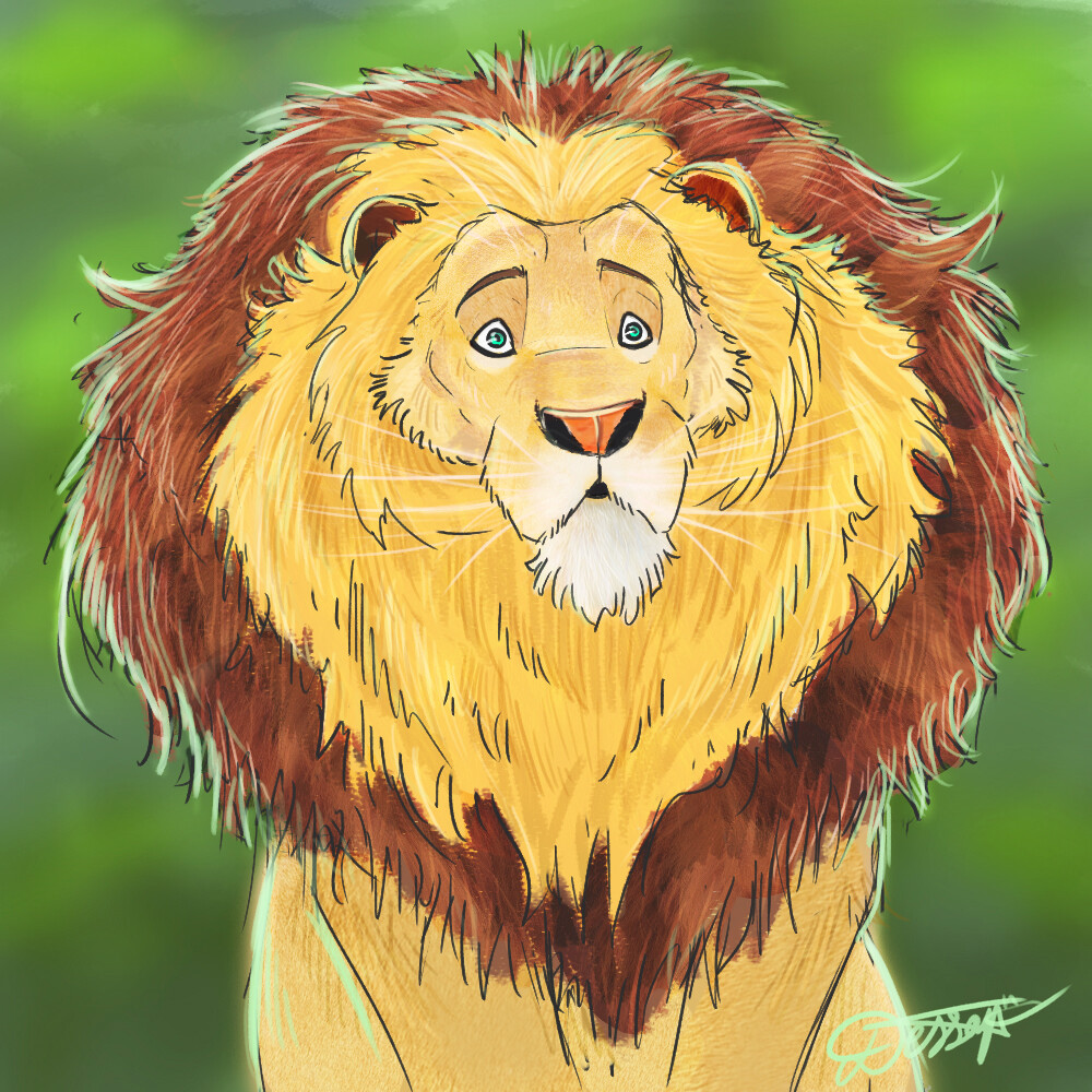 Fluffy Lion