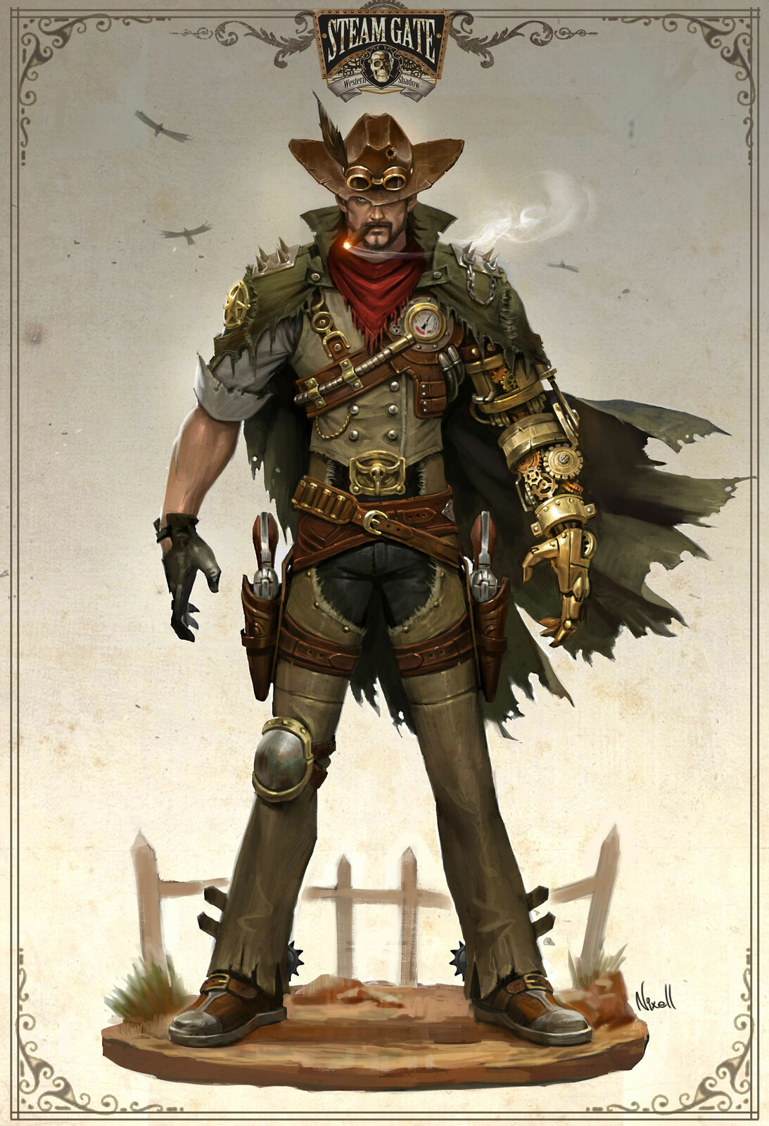 Nixell Cho - "Steam Gate", TRPG game character