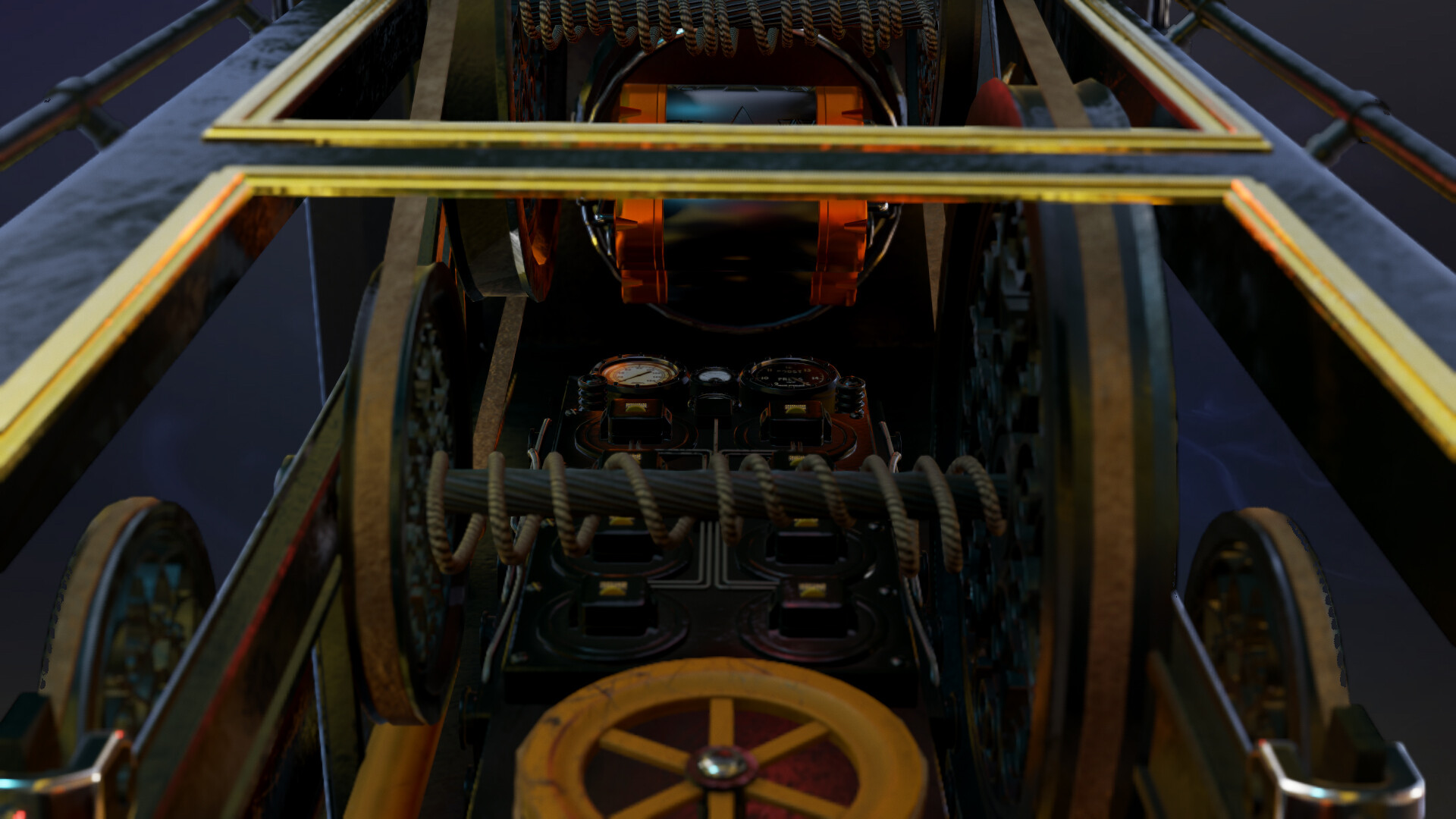 steampunk submarine clock