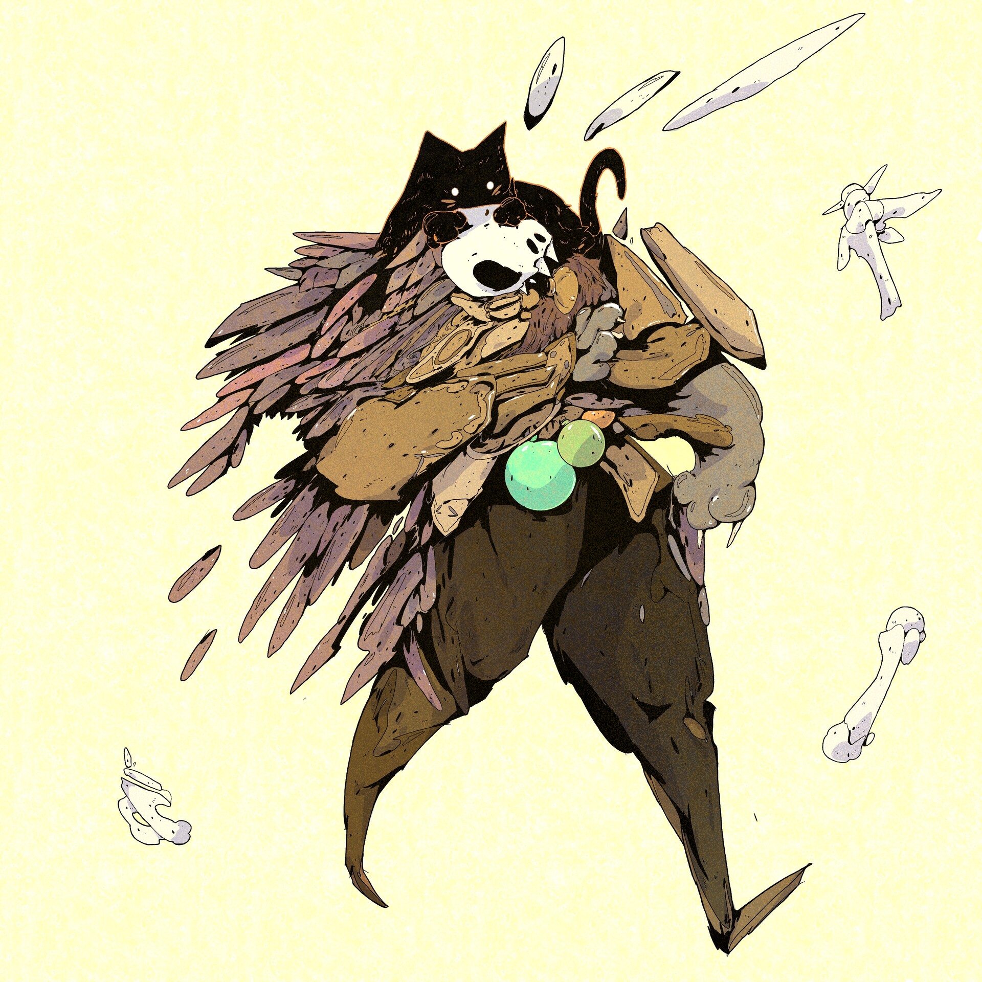 ArtStation - Ninja Cat (Ninja Cats - Character Design Challenge #54)