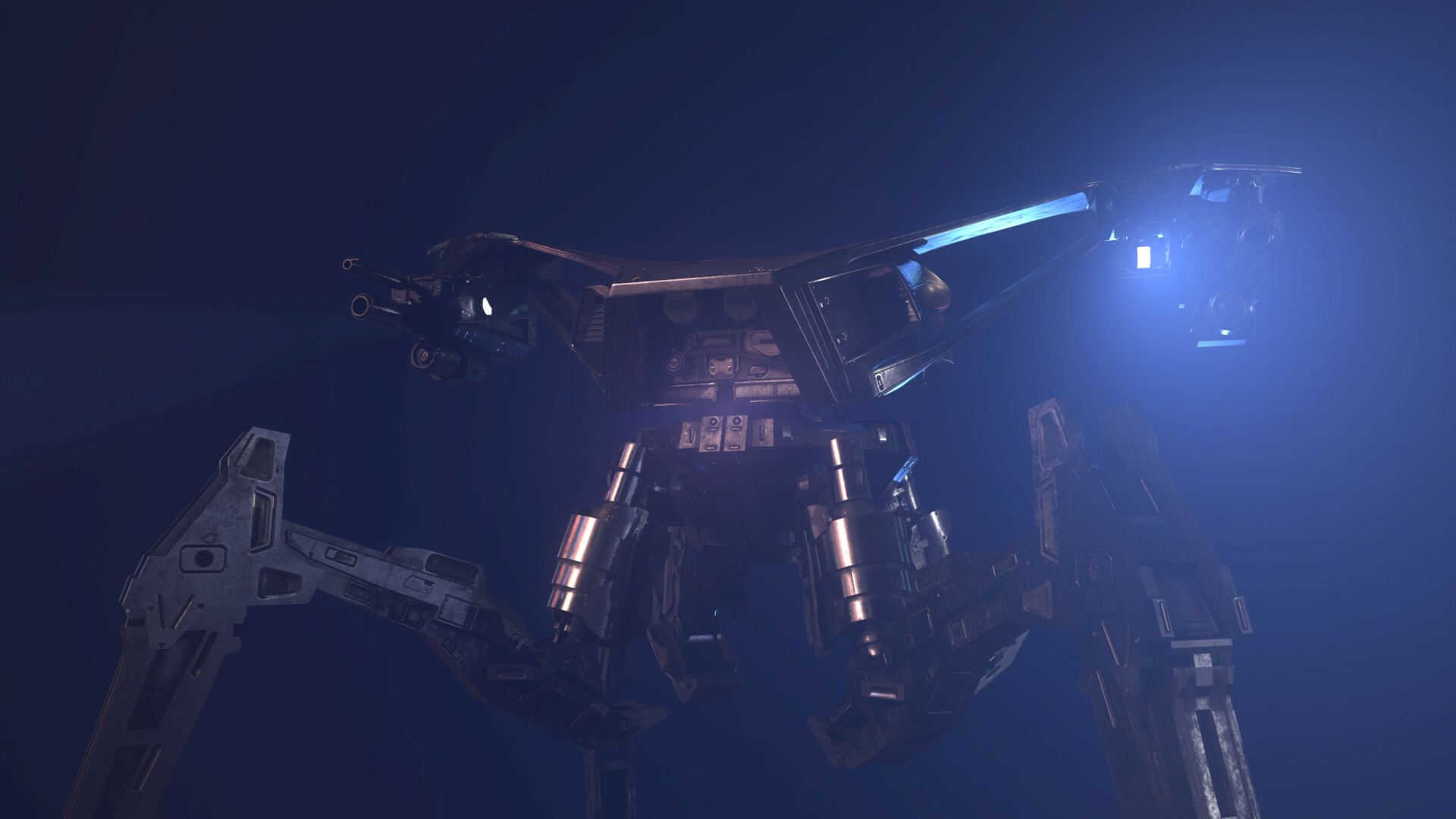 Grigoriy Kryuchenko - Terminator 2 - HK-Aerial and HK-Centurion (Low-Poly)
