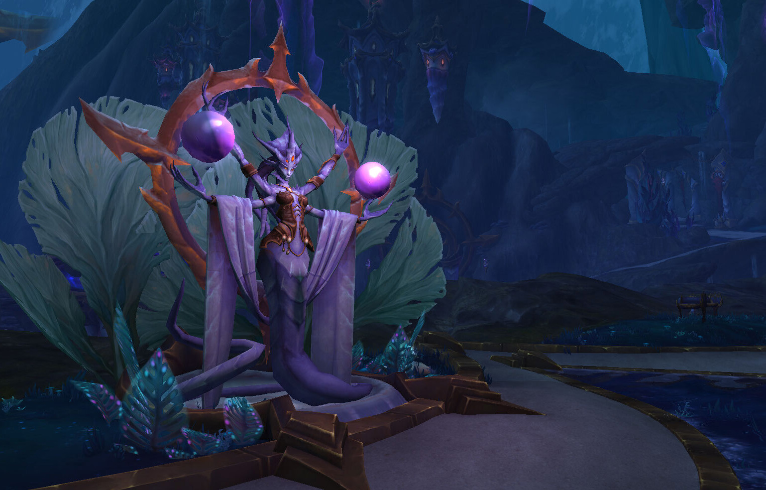 Peter Kyuyoung Lee - Azshara statue, World of Warcraft : Battle for Azeroth