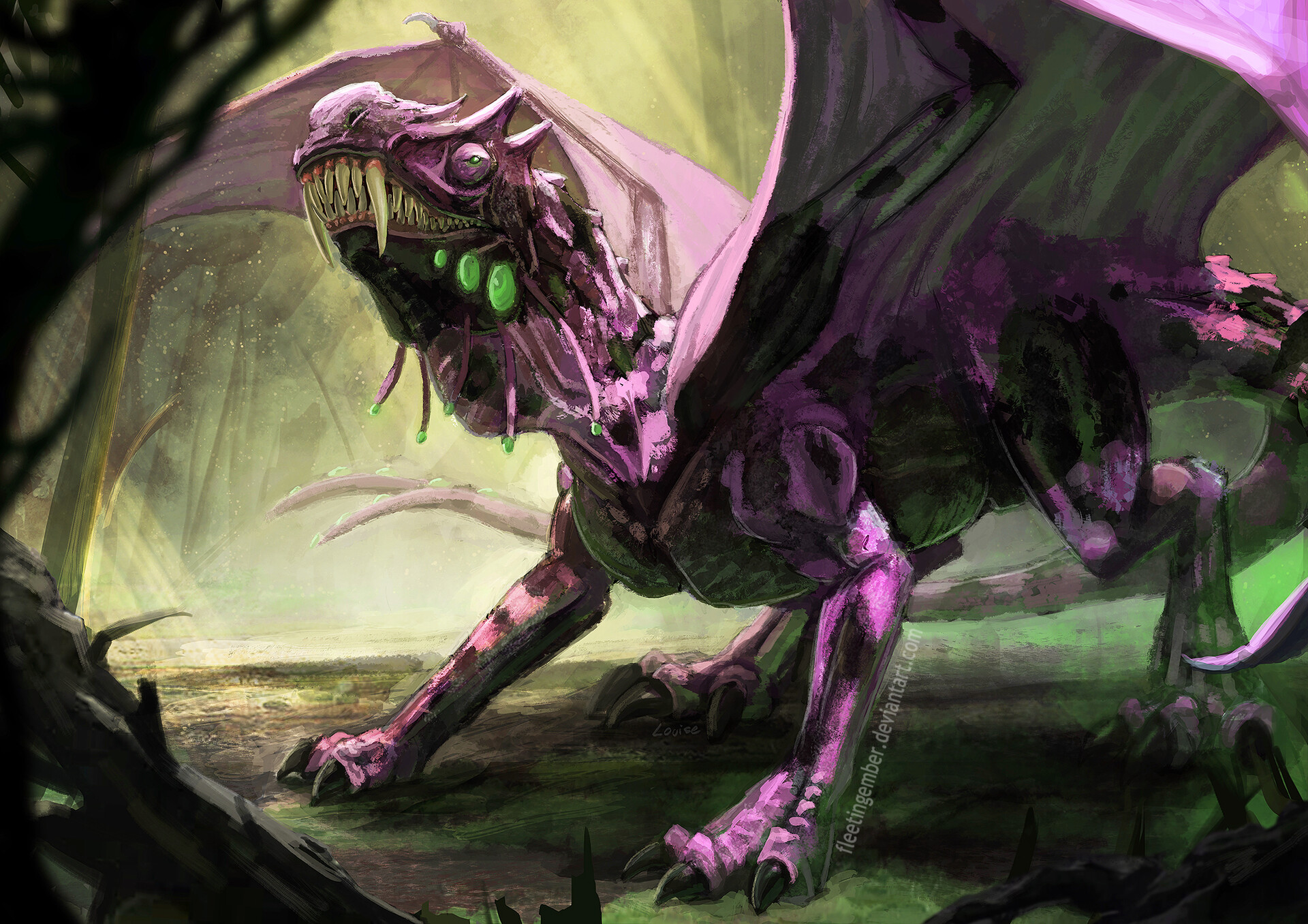 ArtStation - Disease Dragon