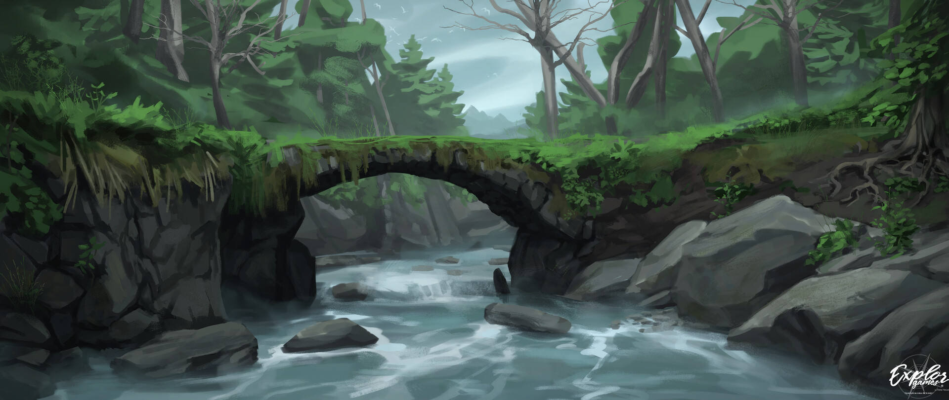 ArtStation - Explor'games Environnement Illustration