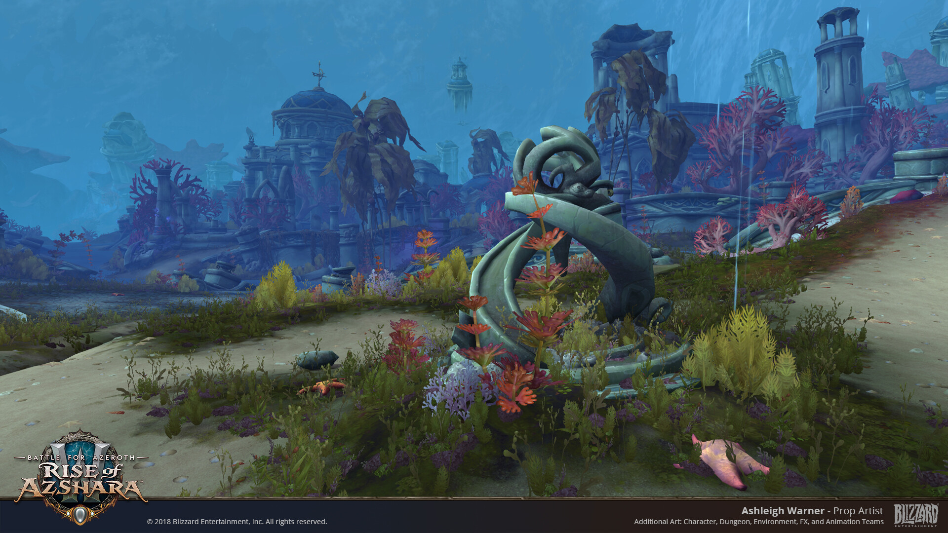 Ashleigh Warner - Zin-Azshari Props - World of Warcraft: Battle for Azeroth