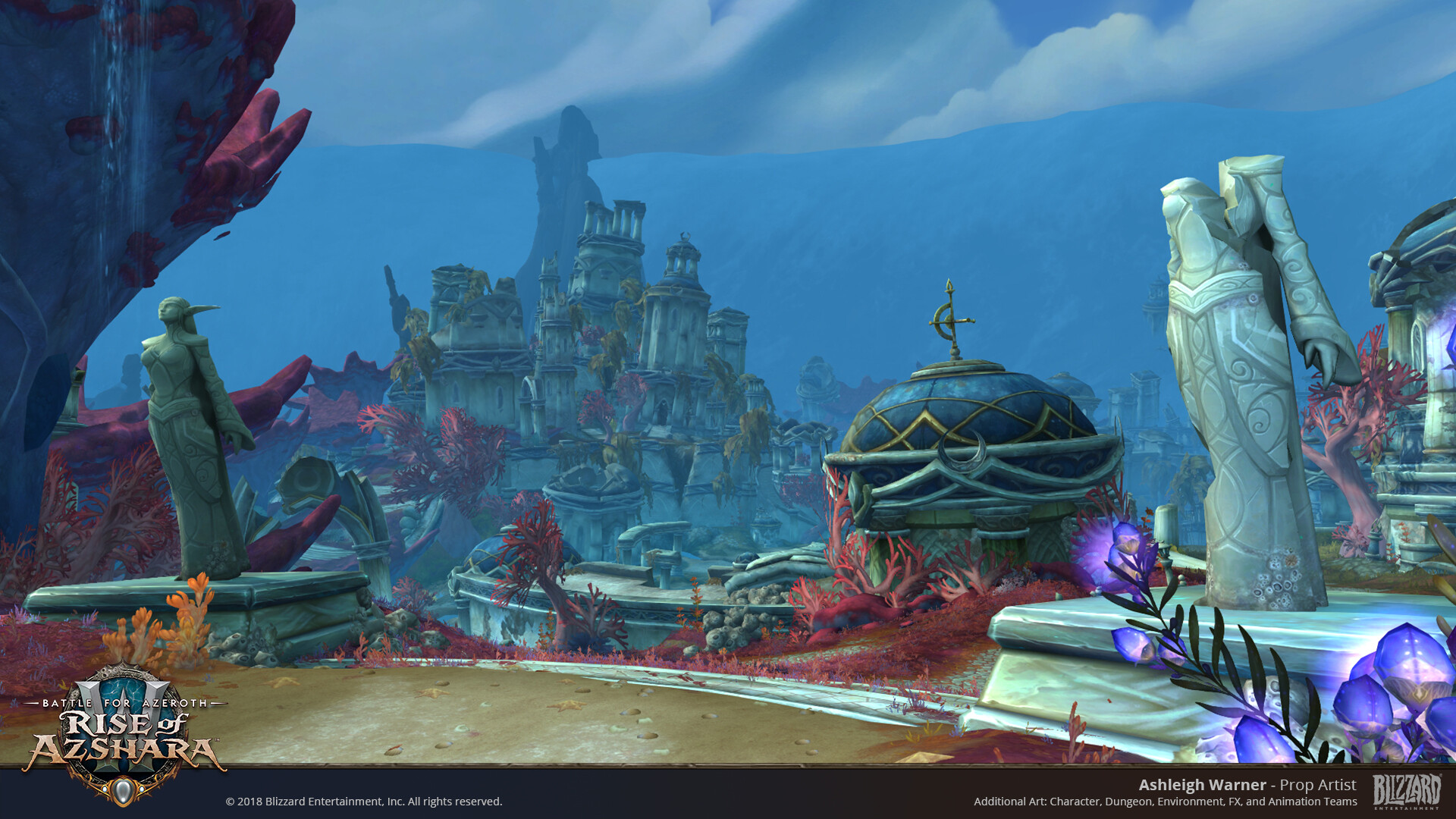 Ashleigh Warner - Zin-Azshari Props - World of Warcraft: Battle for Azeroth