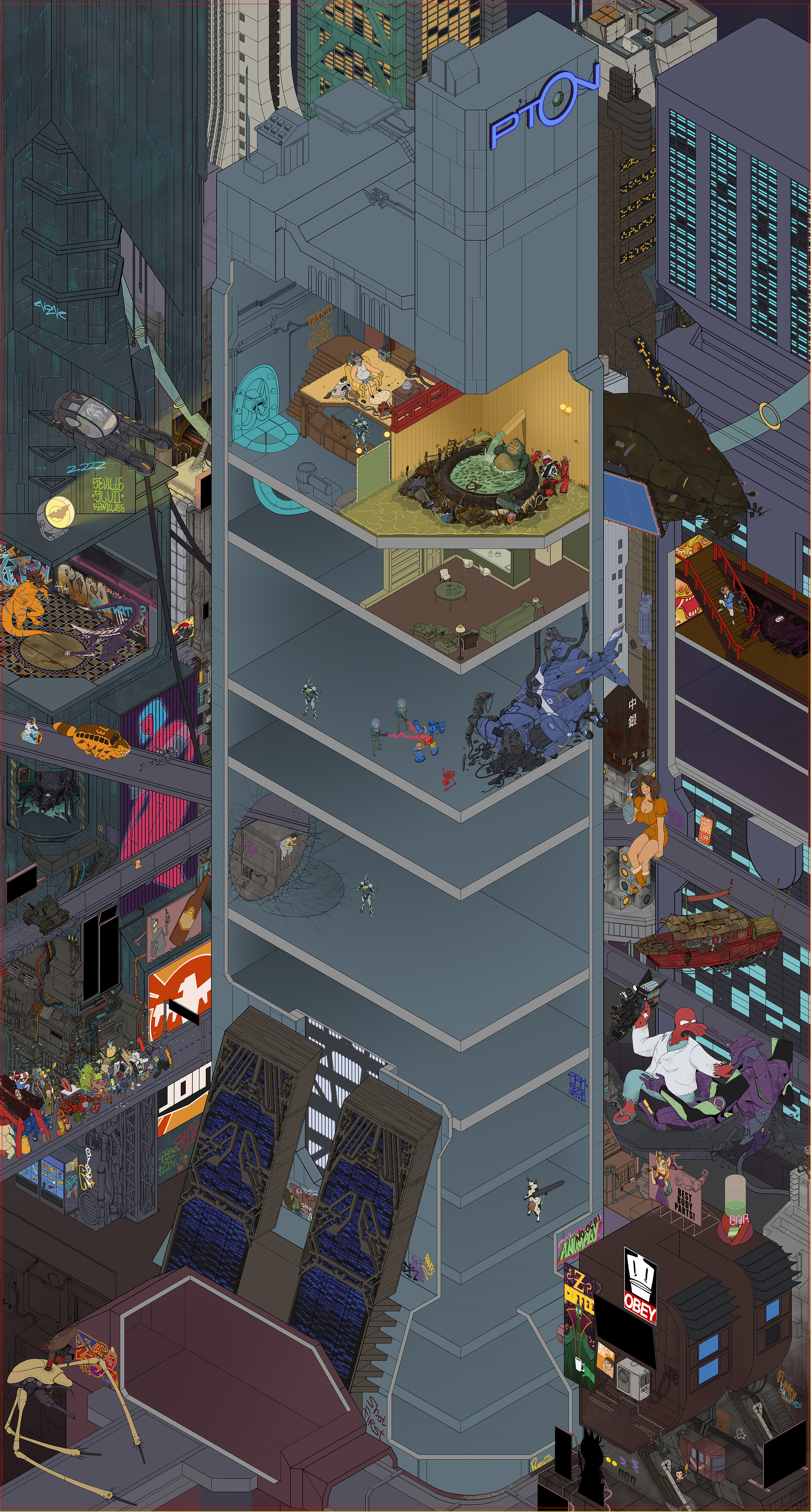 ArtStation - A.D. 2.222 - Character poster