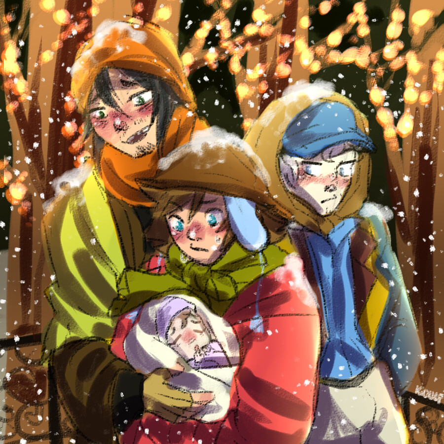 ArtStation - Human Trinity trio