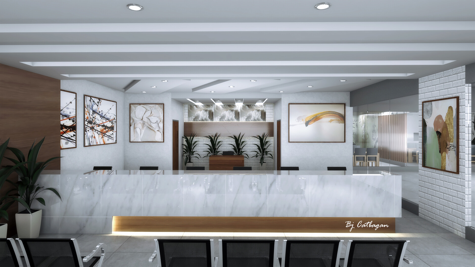 ArtStation - Front Desk Design