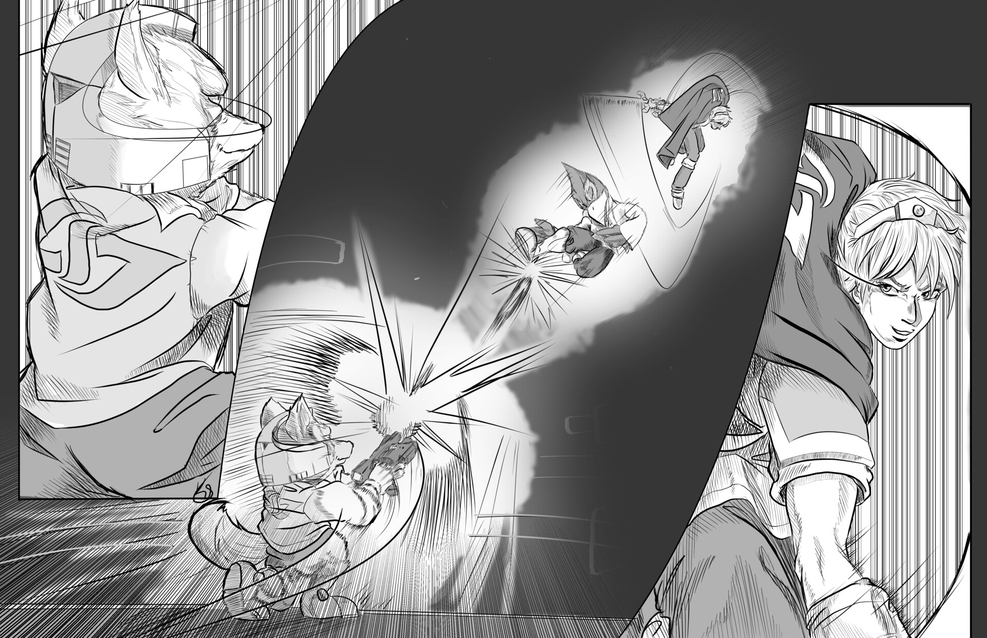 kyler shropshire - SSBM 1-page Comics