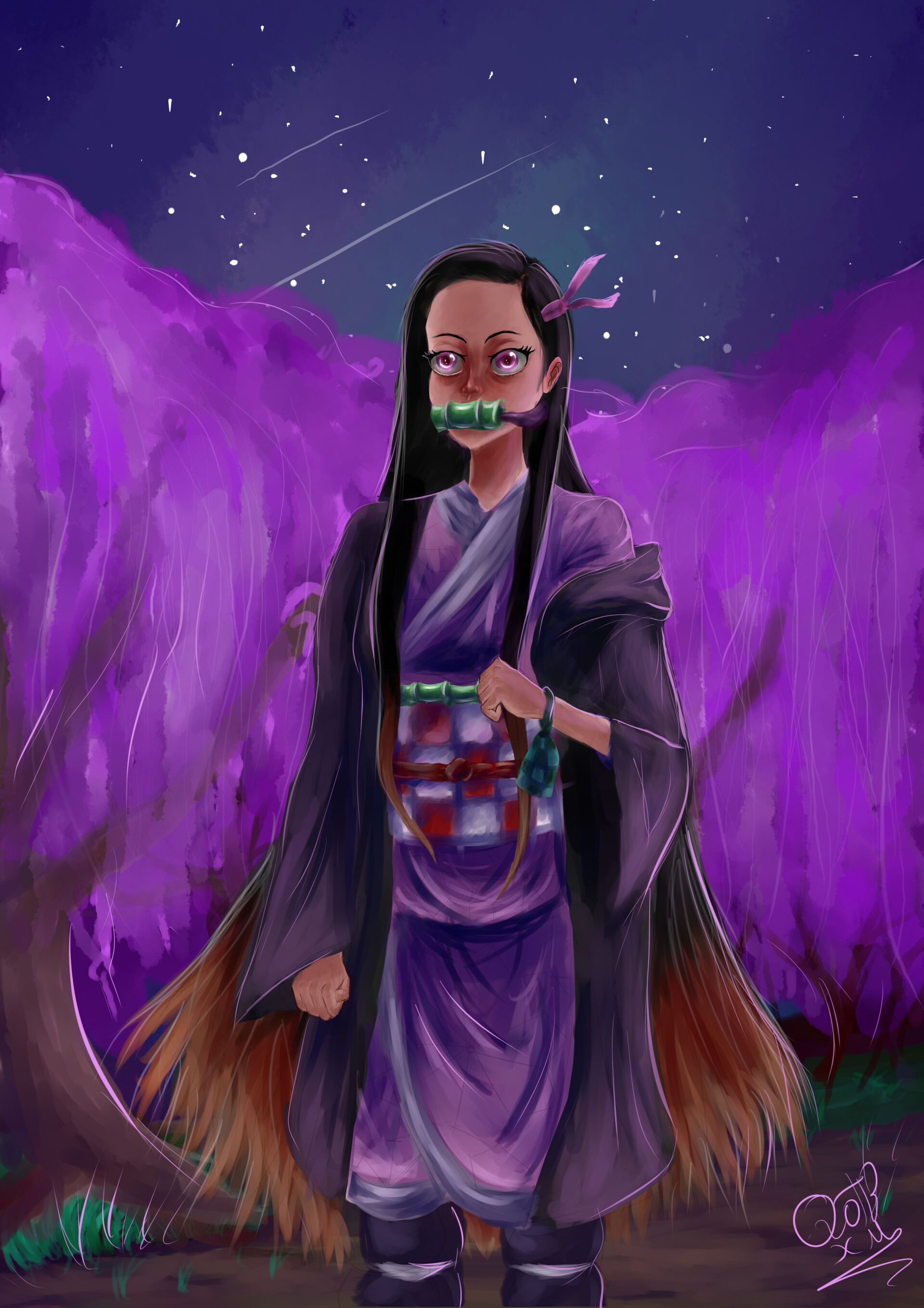 ArtStation - nezuko kamado