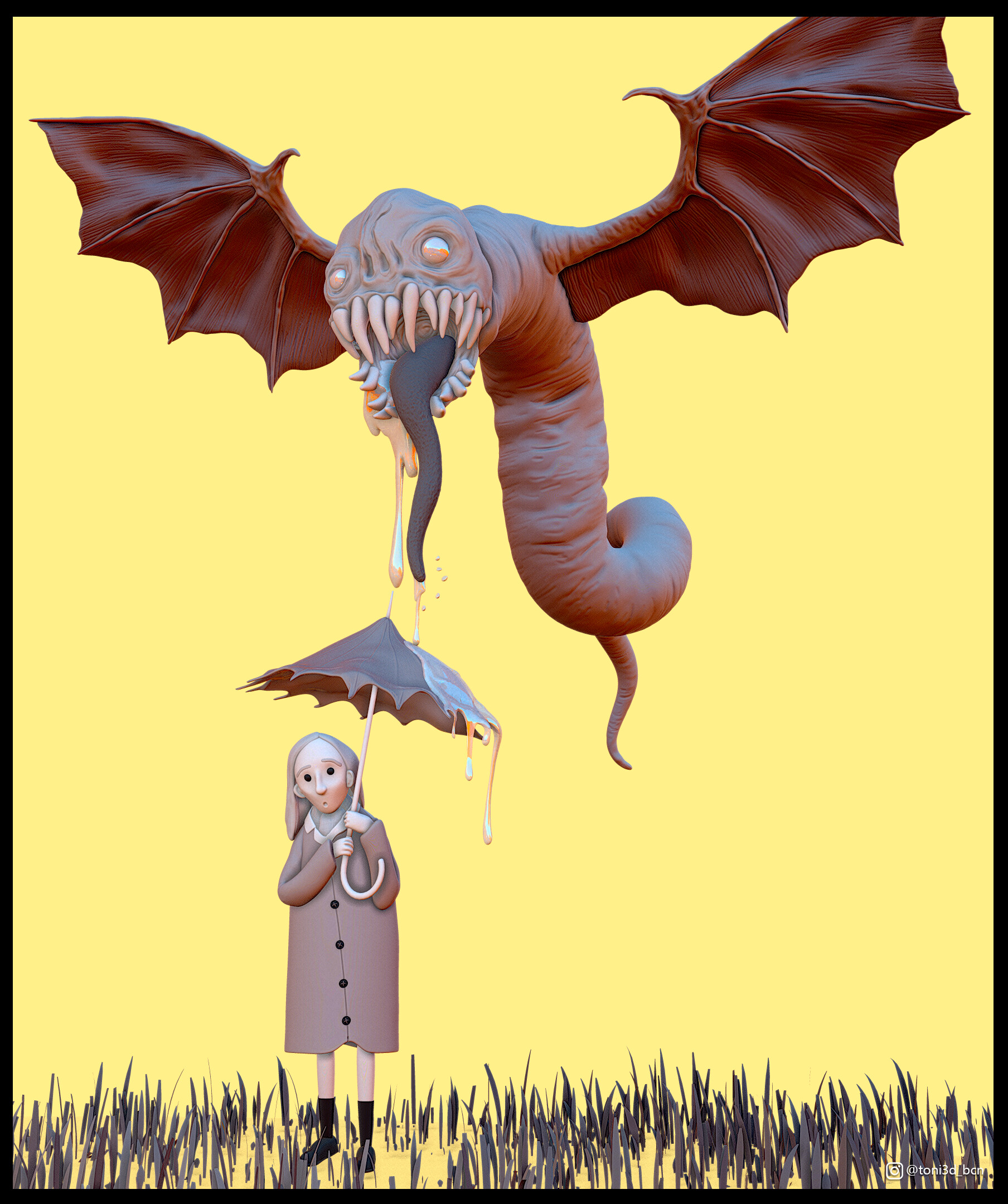 ArtStation - Cartoon fear