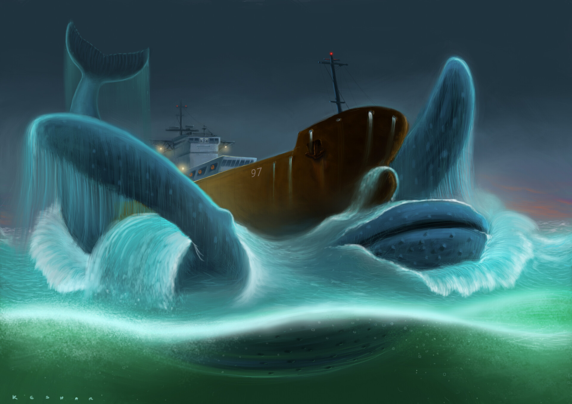 ArtStation - ANGRY WHALE