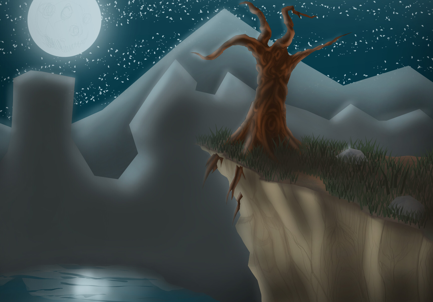 ArtStation - sad tree