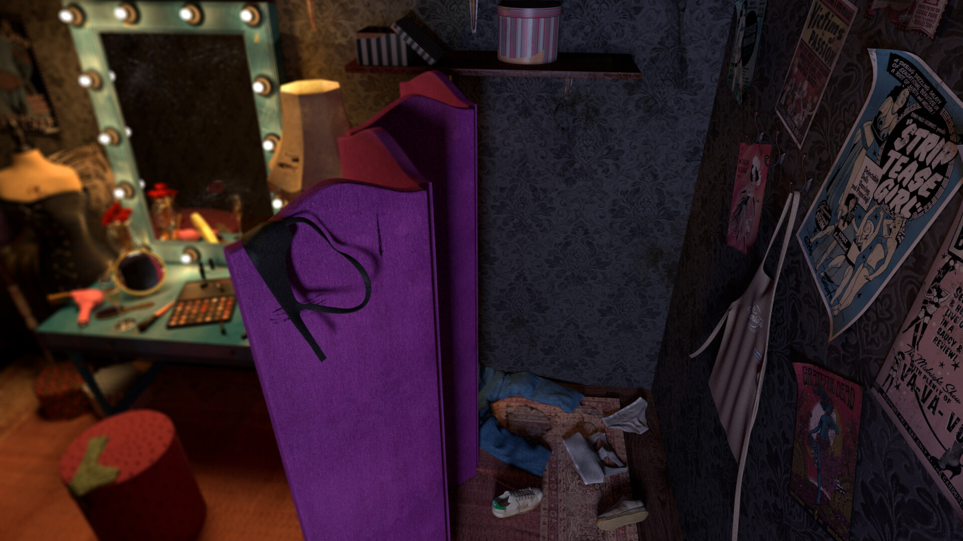 ArtStation - Burlesque Dressing Room