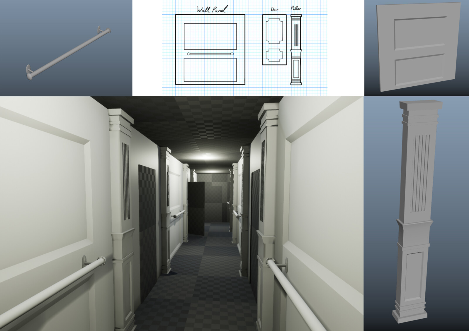 Carly Cross - Titanic Style Hallway
