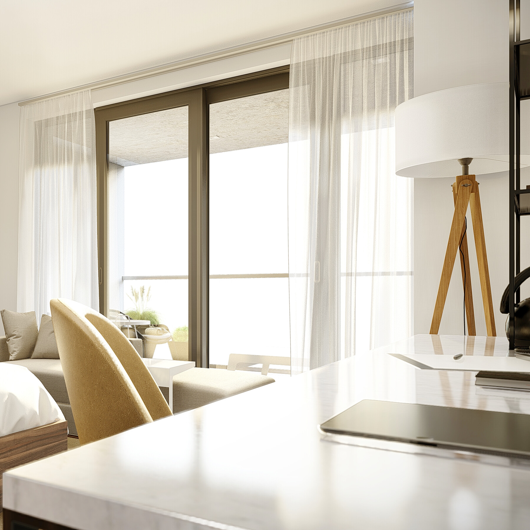 ArtStation - Hotel Interior Rendering Set 1