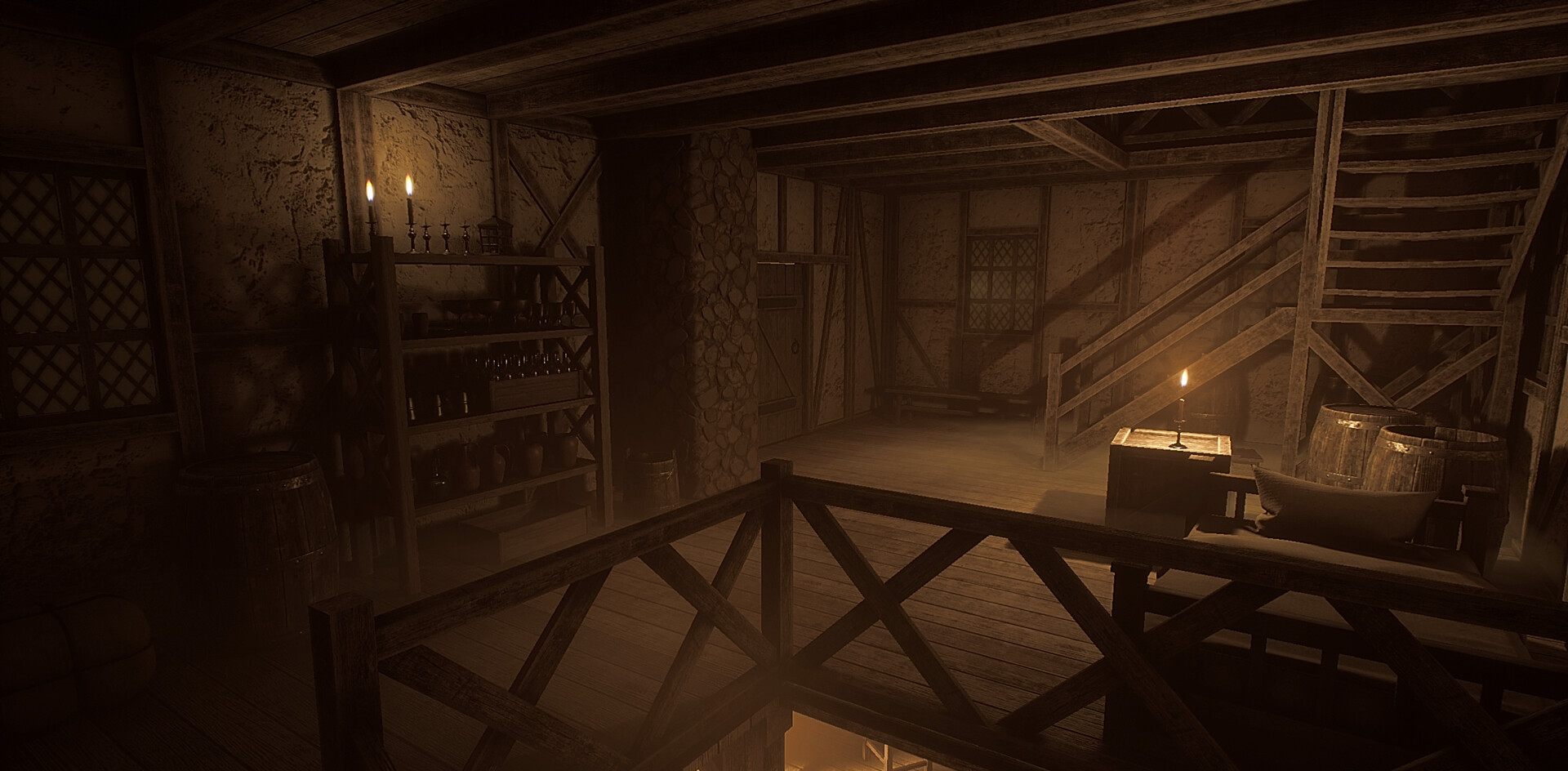 Cameron Hillman - Medieval Inn Re-Lighting