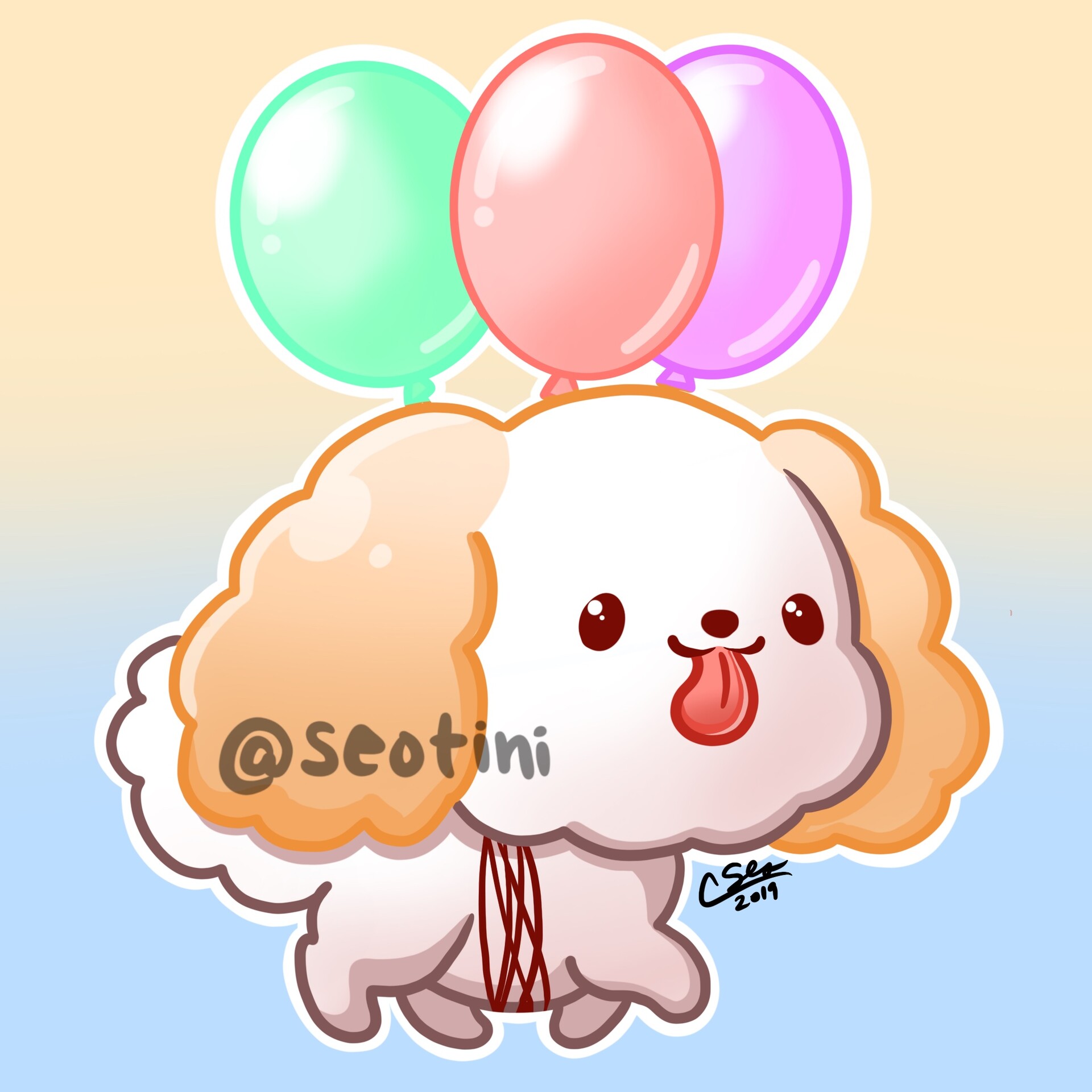 ArtStation - Fluffy Dog Design