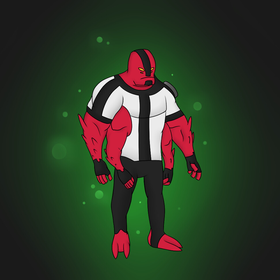 how to draw a ben 10 four arms