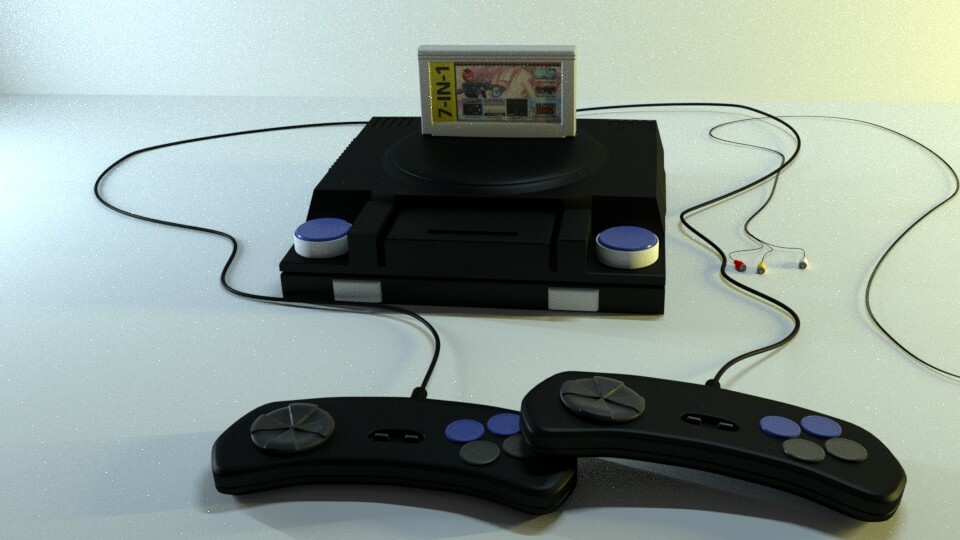 ArtStation - Retro Gaming Console