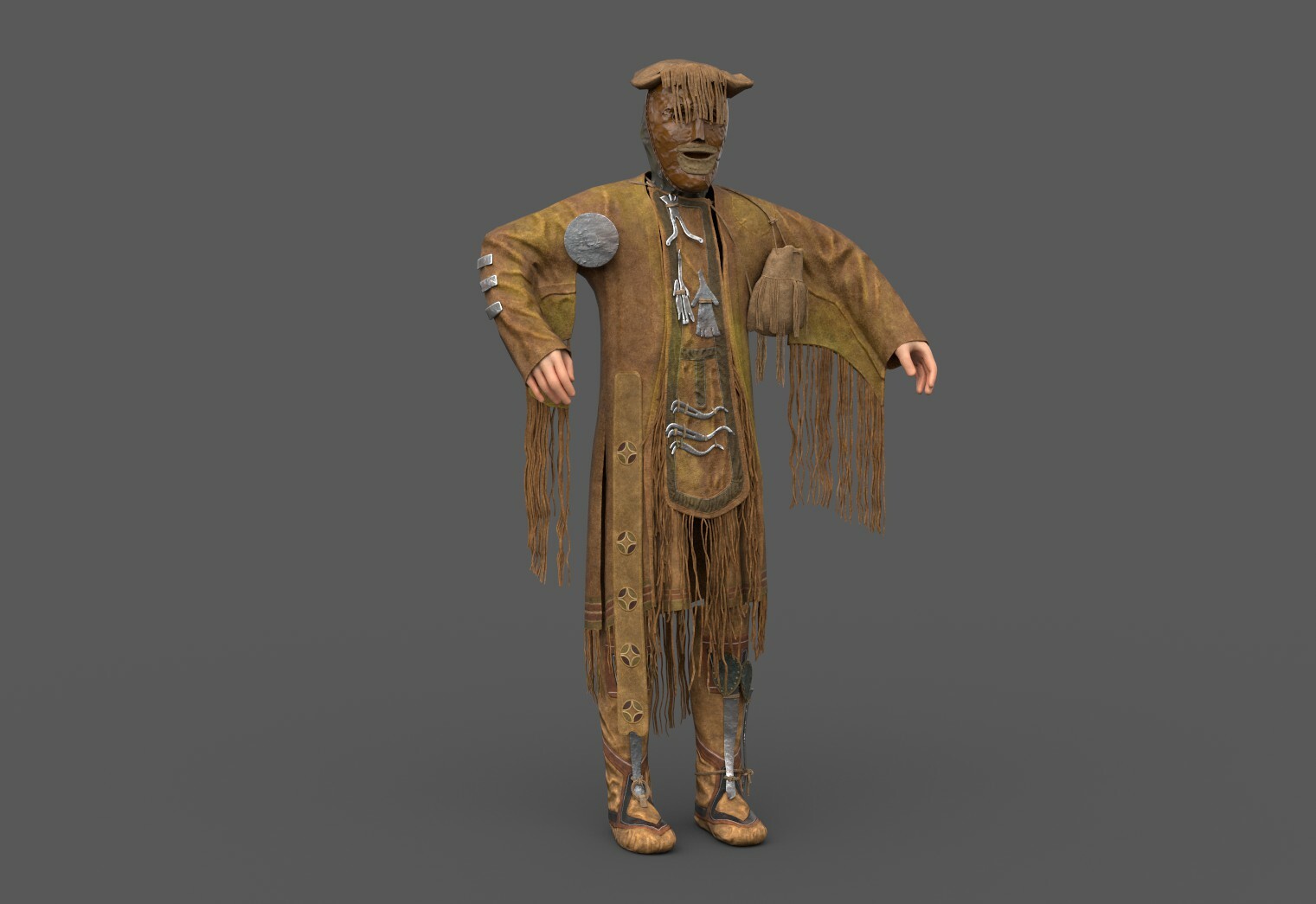 ArtStation - Museum exhibit "Siberian Shaman"