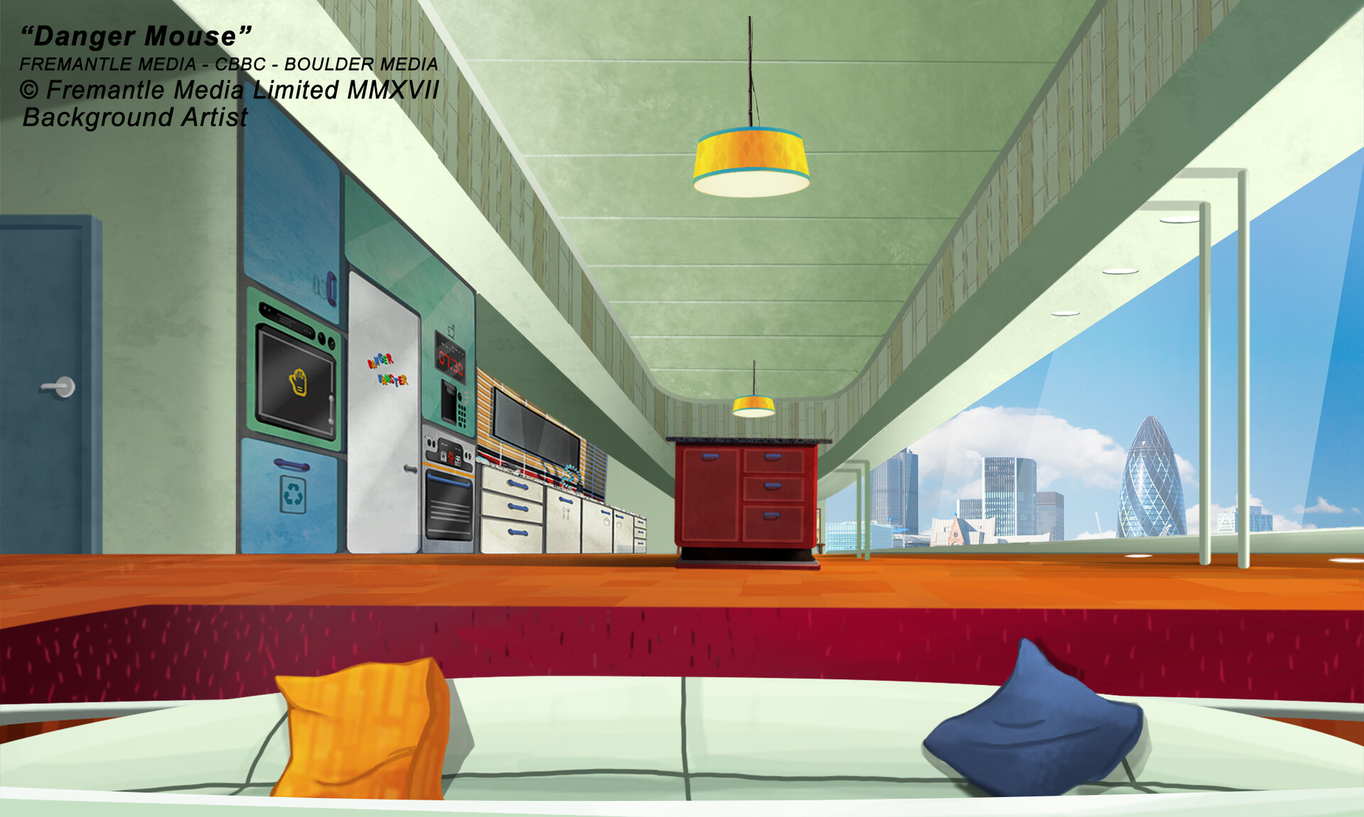 danger mouse background