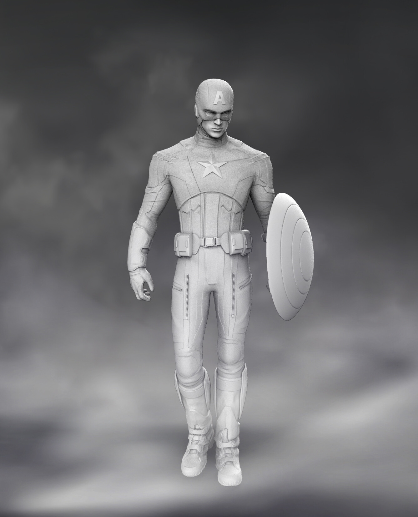 Dot Square - CAPTAIN AMERICA