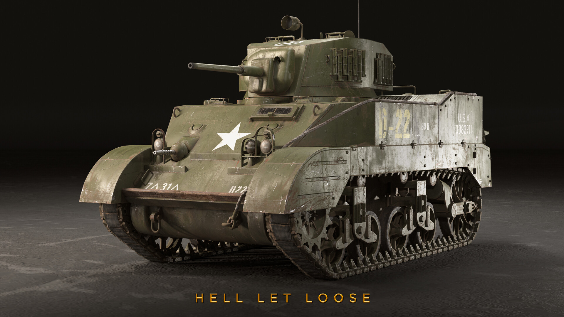 ArtStation - M5A1 Stuart