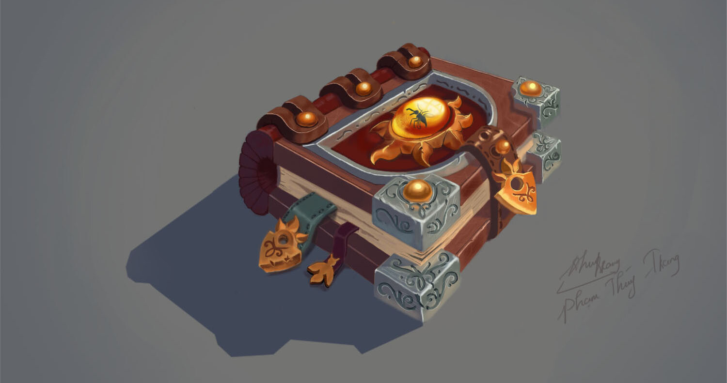 ArtStation - magic book