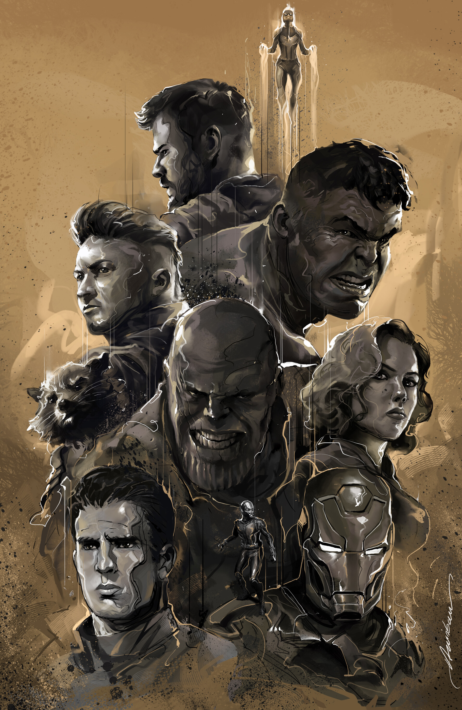 ArtStation - End Game fan art!