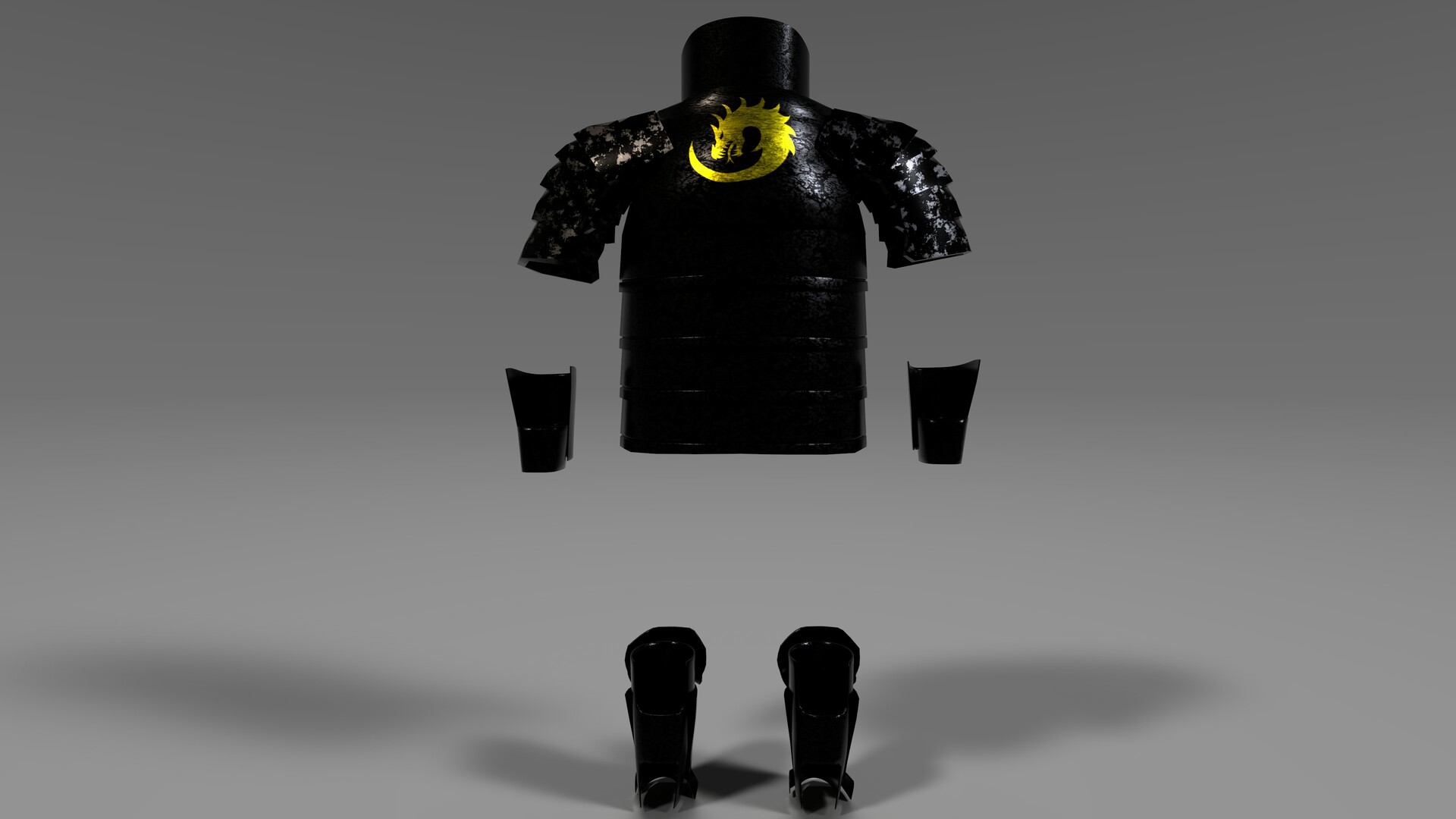 Jamil Ali - Murakami Dragon Armour Set - 3D Model Project
