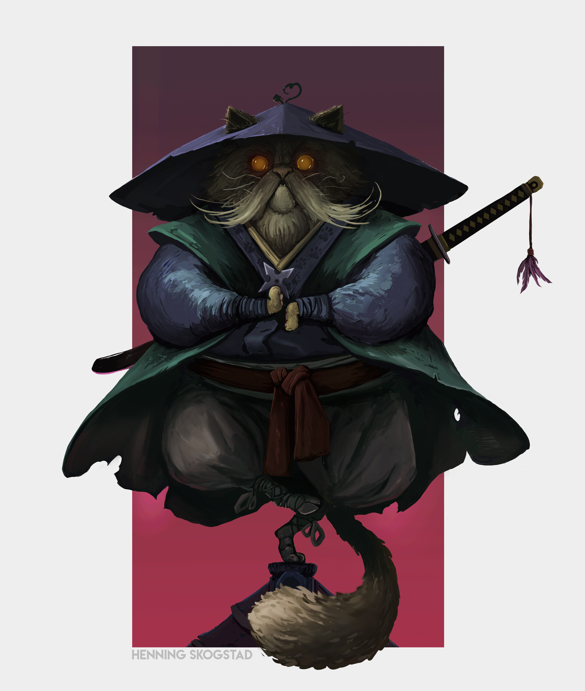 ArtStation - Ninja Cat - Character design challenge