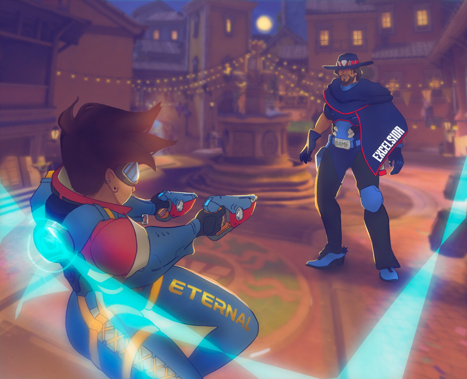 Robbie Derosa - Commissioned work for Paris Eternal (Overwatch League)